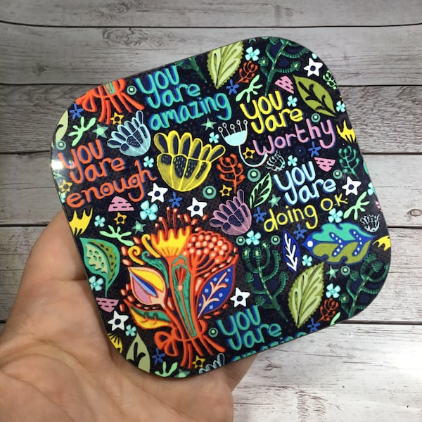 Quote Coasters - Etsy