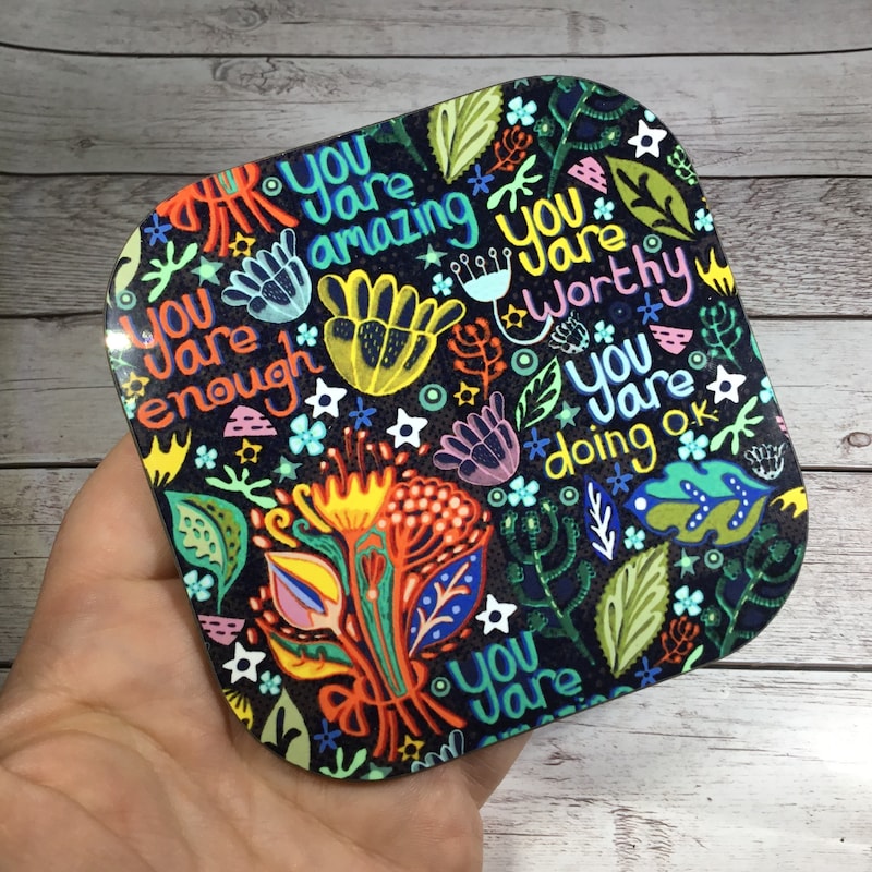 Quote Coasters - Etsy