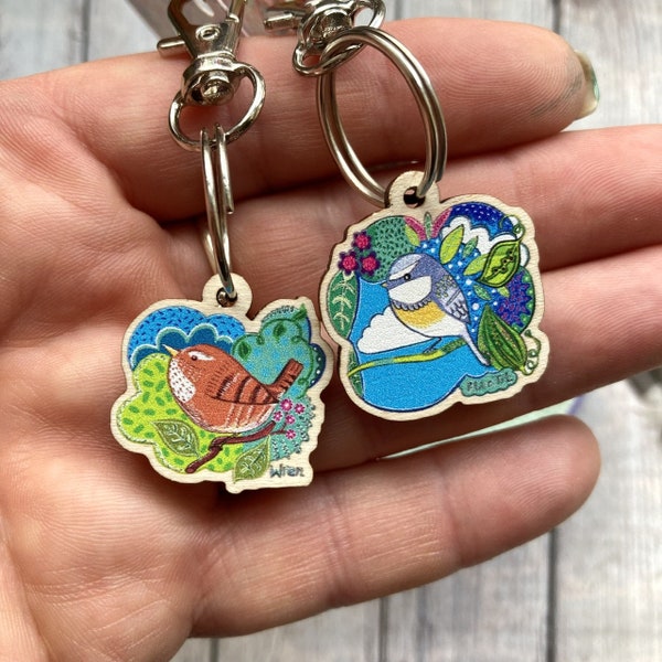 Bird Keyring - Etsy