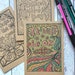 Positive Postcard Set, Colour in Postcards, Motivational Postcards ...