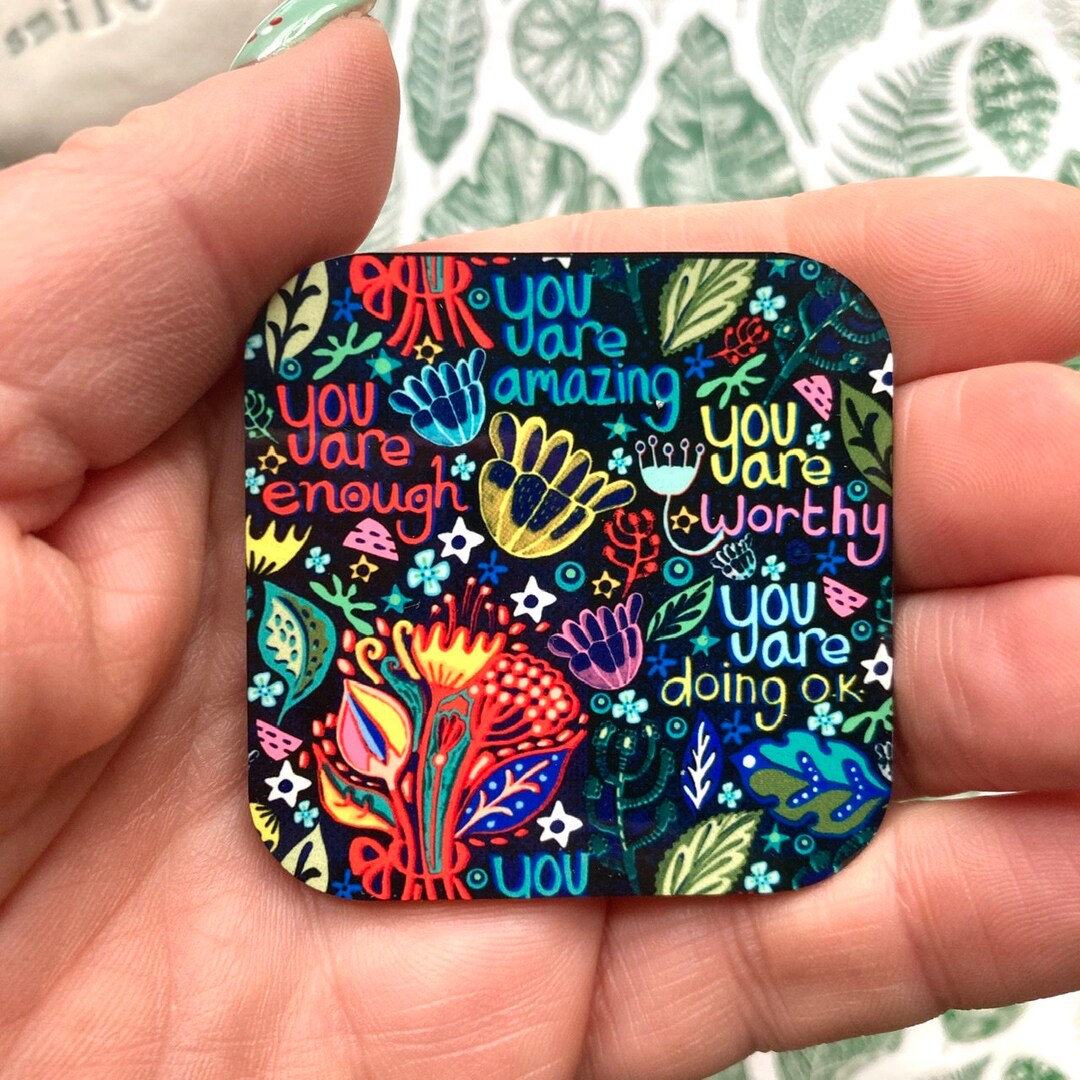 Motivational Mini Fridge Magnet, Positivity Gifts, You Are Amazing, Get ...