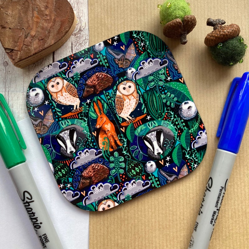 Animal Coaster - Etsy