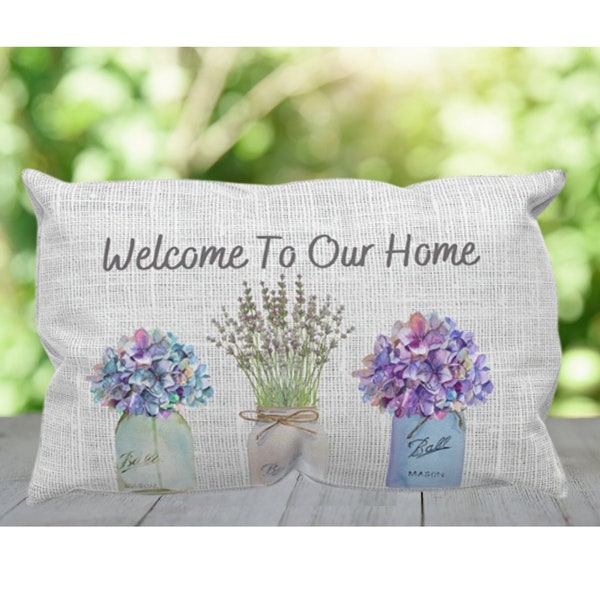 Welcome Pillow - Etsy
