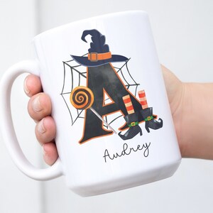 Halloween Name Mug, Spooky Mug, Personalized Halloween Mug, Witchy Mug ...