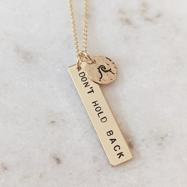 Hand Stamped Bar - Etsy