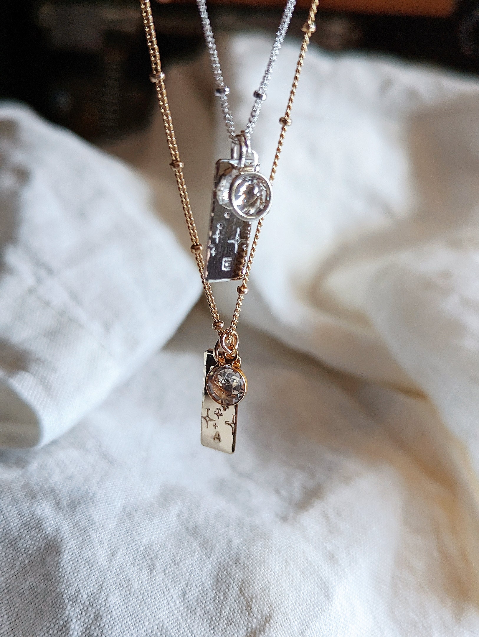 Personalized Friendship Necklace Set, Mother Daughter Necklaces, Best ...