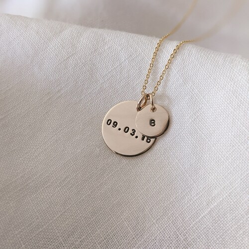 Date Necklace Anniversary Necklace Wedding Gift Anniversary - Etsy