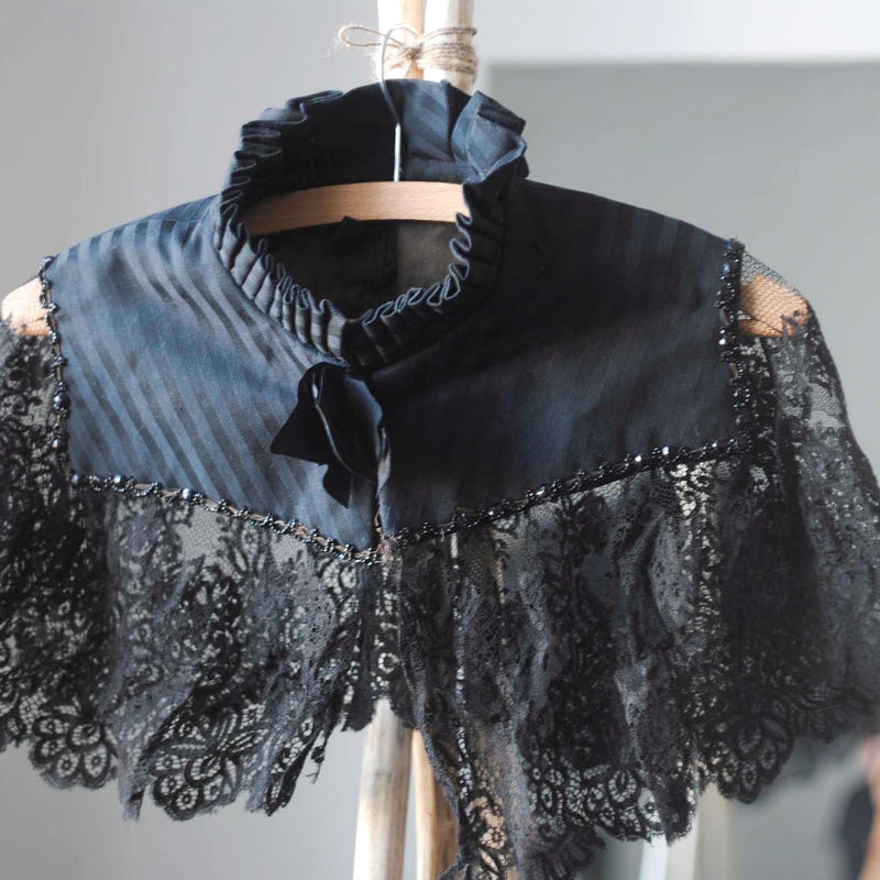 Cape With Collar - Etsy