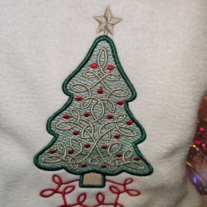 Celtic Stocking With Knotwork Christmas Tree - Etsy