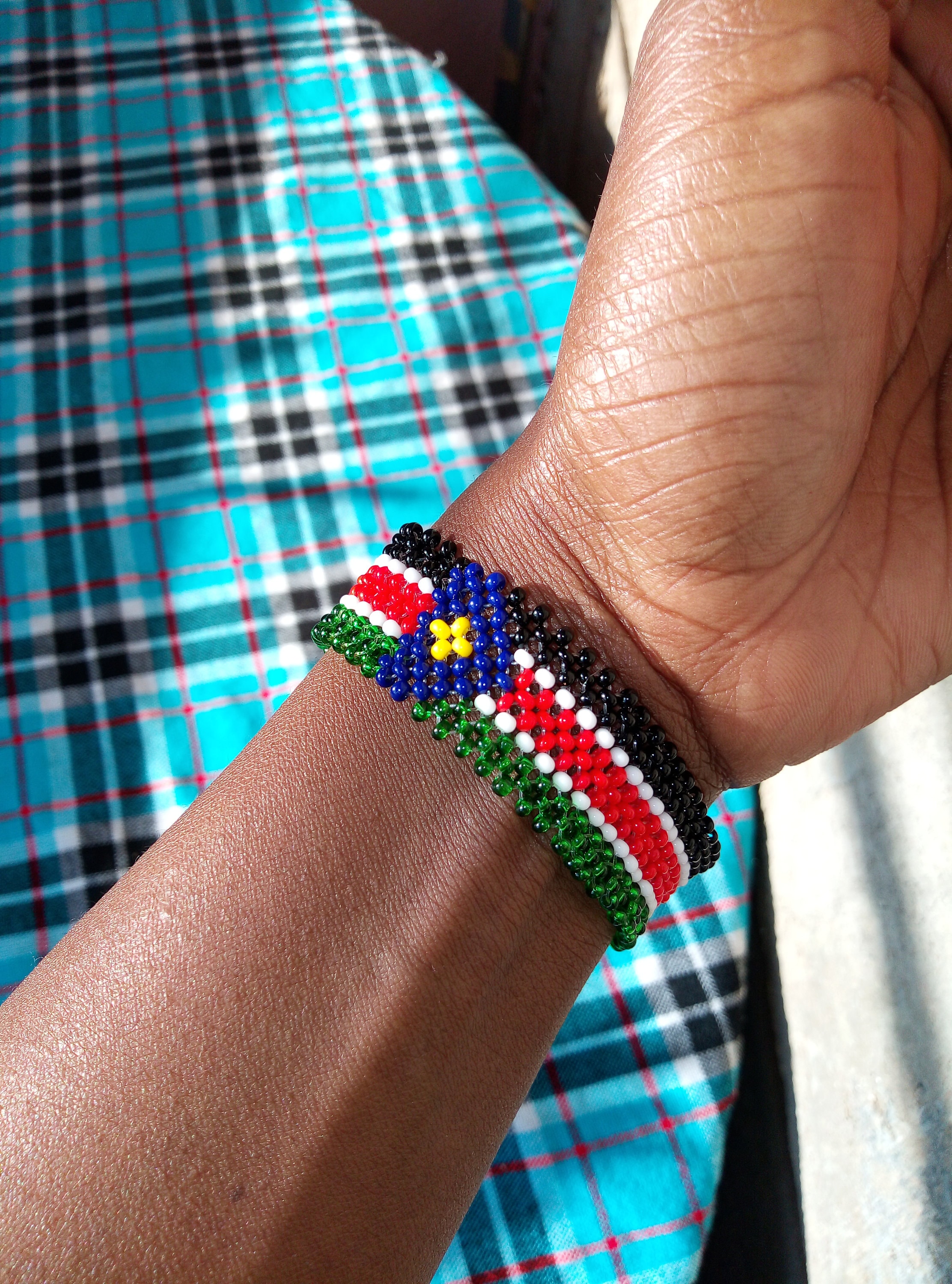 South Sudan Bracelet/wrist Band/south Sudan Flag Bracelet - Etsy