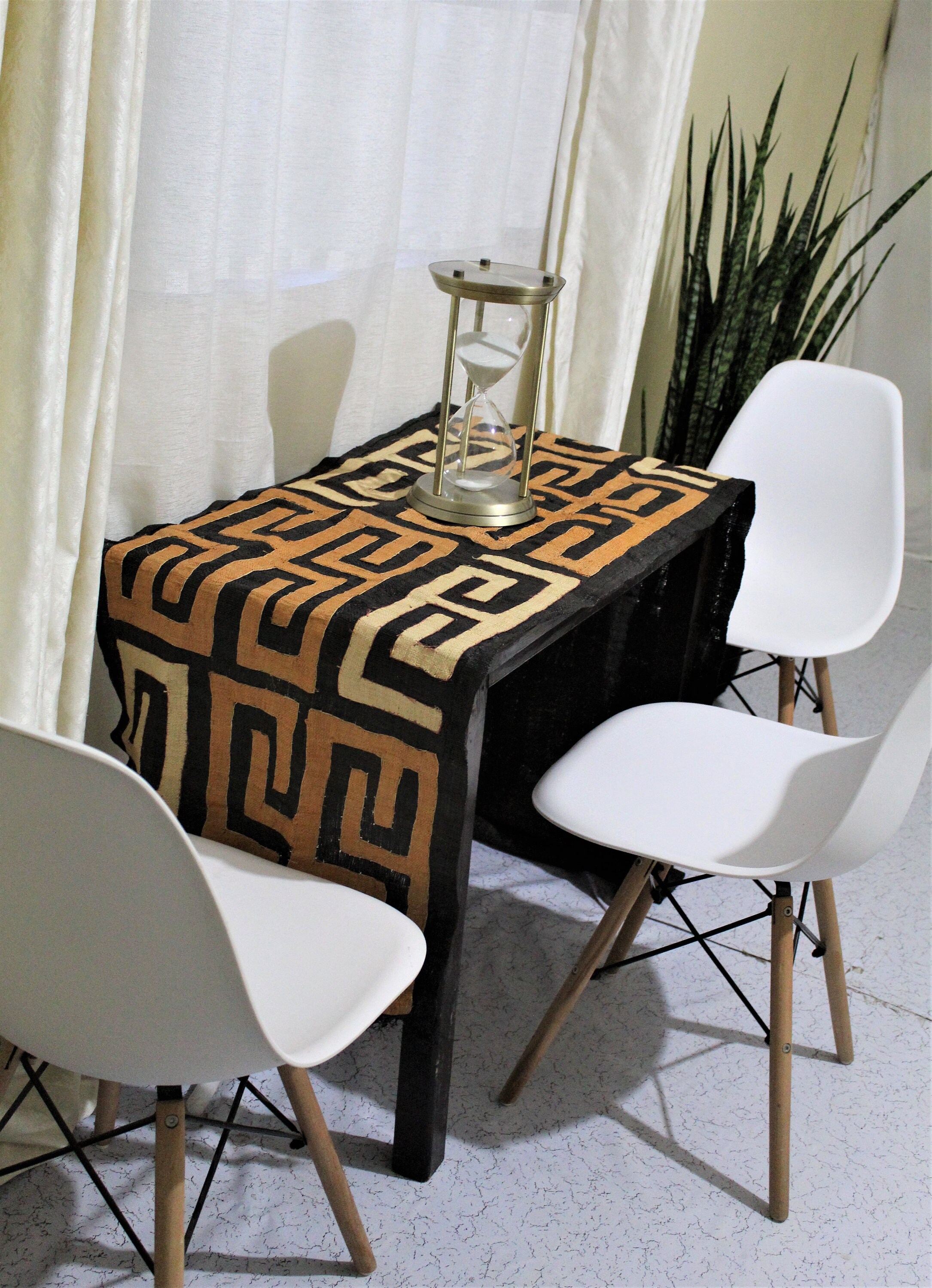 Bakuba Kuba Handwoven Tribal Raffia Art Textile from Congo | Etsy