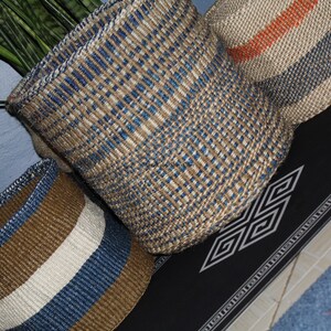 3 Kiondo Baskets Natural Storage, Decor Kiondo African Baskets decor ...