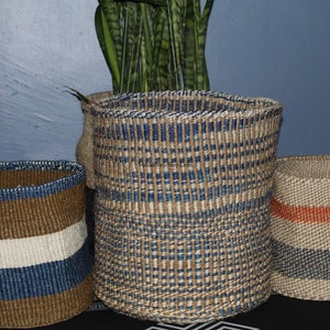 3 Kiondo Baskets Natural Storage, Decor Kiondo African Baskets decor ...