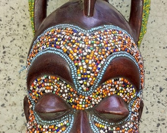 African Wall Mask - Etsy