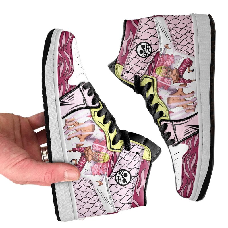 Donquixote Doflamingo Shoes 1s Custom Sneakers - Etsy