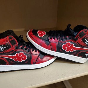 Itachi Akatsuki Sneakers Custom Cloud and Symbols - Etsy