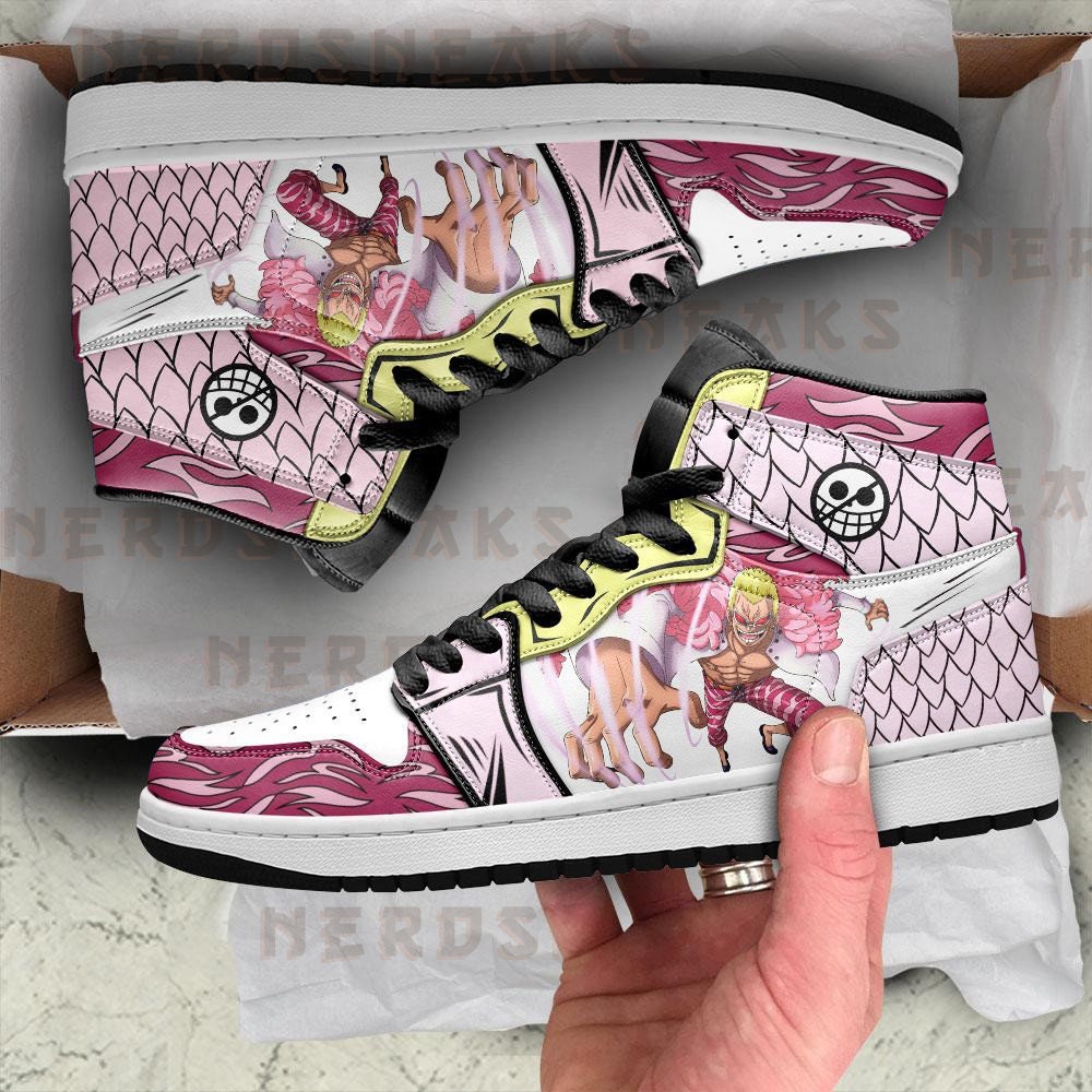Donquixote Doflamingo Shoes 1s Custom Sneakers - Etsy