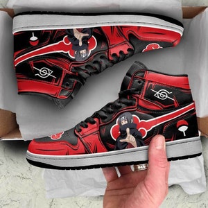 Itachi Akatsuki Sneakers Custom Cloud and Symbols - Etsy