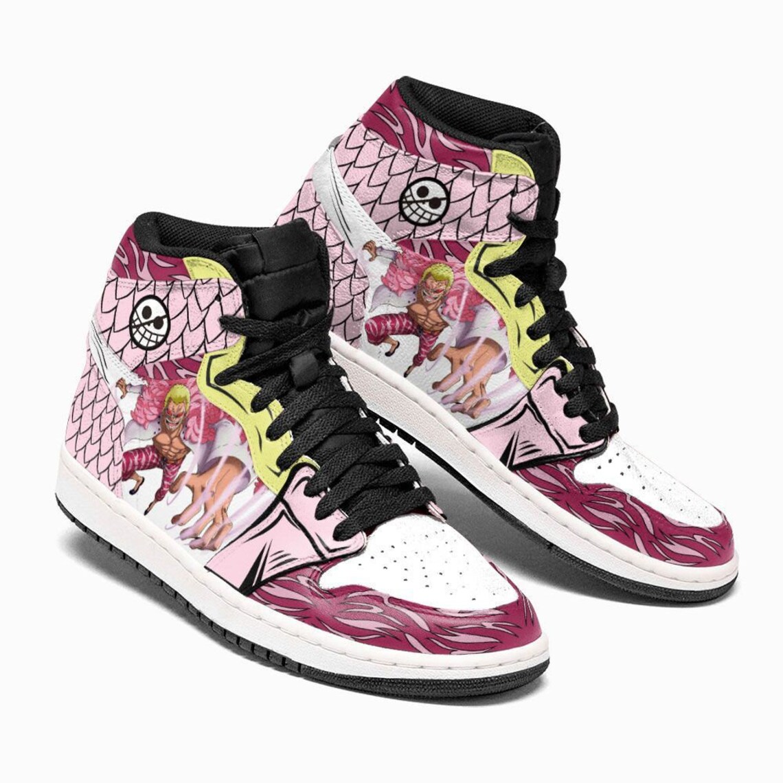 Donquixote Doflamingo Shoes 1s Custom Sneakers - Etsy