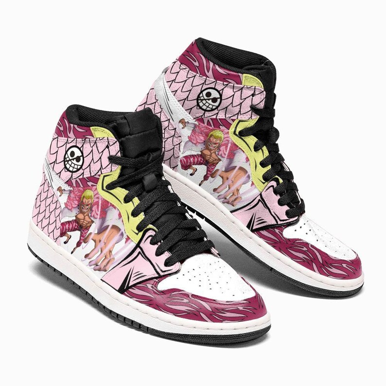 Donquixote Doflamingo Shoes 1s Custom Sneakers - Etsy