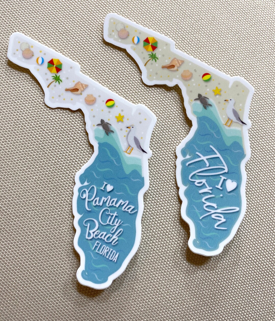 I Heart Florida Sticker Panama City Beach Gulf Coast Souvenir Sea ...