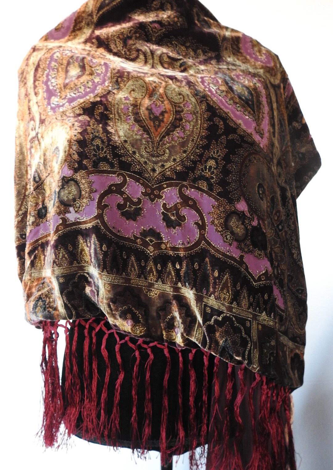 Vintage RALPH LAUREN Collection Stunning Silk and Velvet Reversible ...