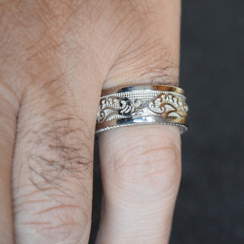 Wave Ring Surfer Wave Ring Thumb Ring Promise Ring for Him - Etsy