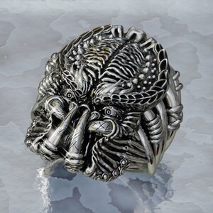 Monster Ring, Predator Ring, Alien Ring, Skull Ring , Predator Jewelry ...