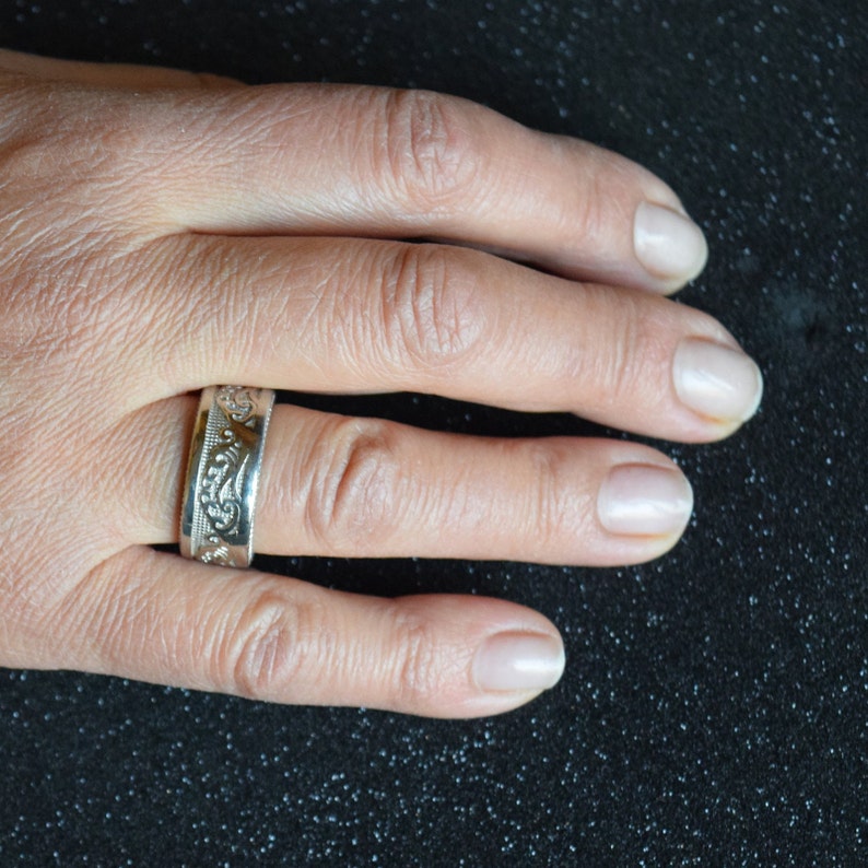 Wave Ring Surfer Wave Ring Thumb Ring Promise Ring for Him - Etsy