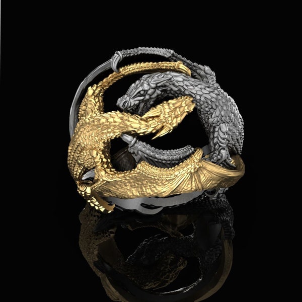 Dragon Ring - Etsy