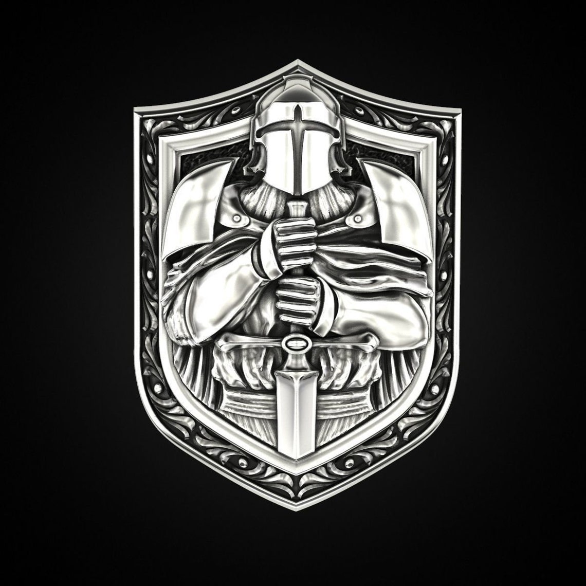 Knight Ring Ring of Kings Medieval Ring Ring of Legend - Etsy