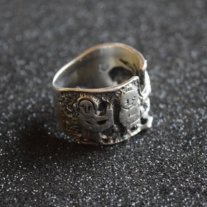 Scandinavian Viking Ring, Norse Jewelry, Celtic Wedding Band, His and ...