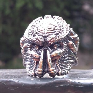 Monster Ring, Predator Ring, Alien Ring, Skull Ring , Predator Jewelry ...