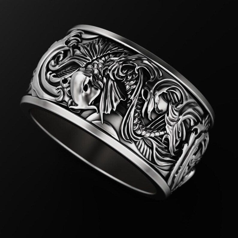 Wave Ring Koi Fish Ring Japanese Koi Carp Ring Koi Carp | Etsy