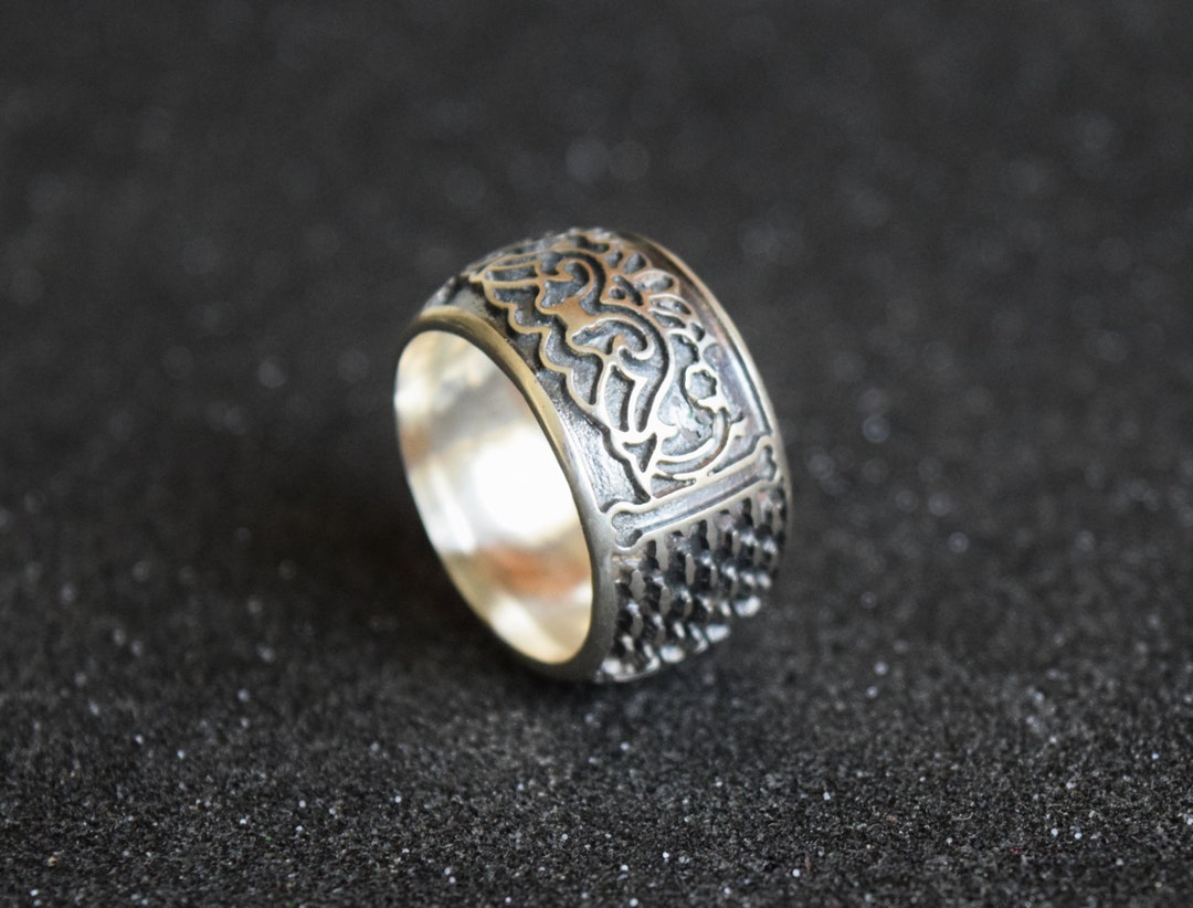 Sterling Silver Celtic Ring Celtic Wedding Ring Norse Celtic - Etsy