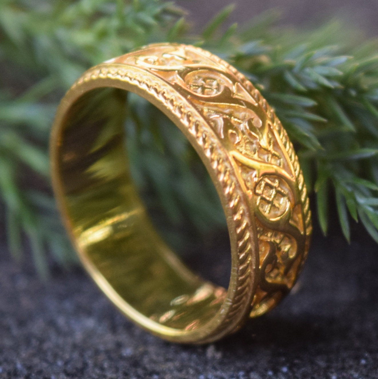 Promise Ring for Him His and Hers Rings Celtic Ring With | Etsy