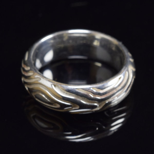 Wood Grain Ring - Etsy