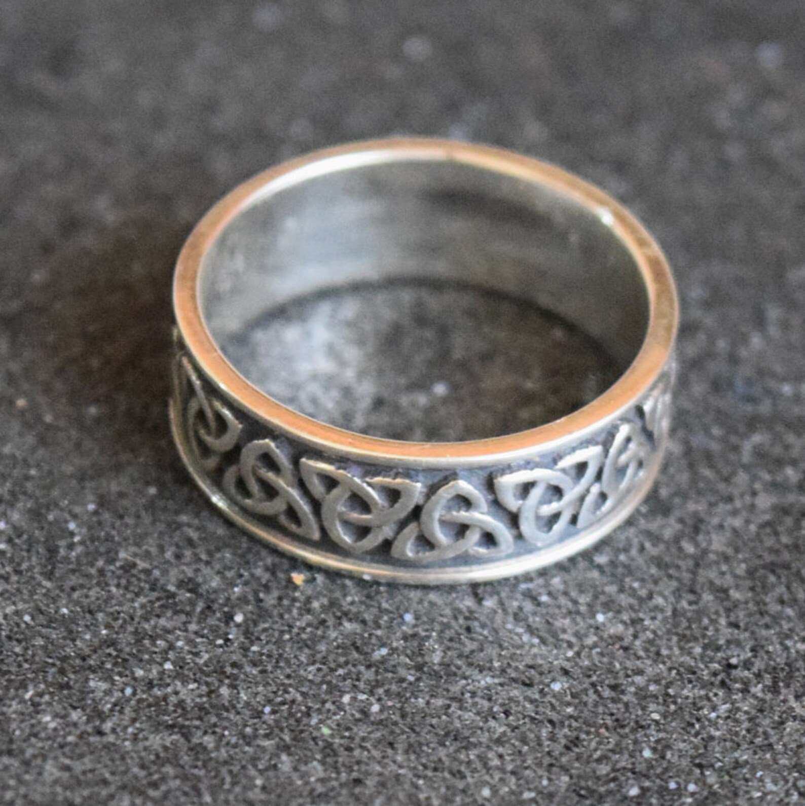 Trinity Knot Ring Trinity Knot Jewelry Celtic Ring His and - Etsy
