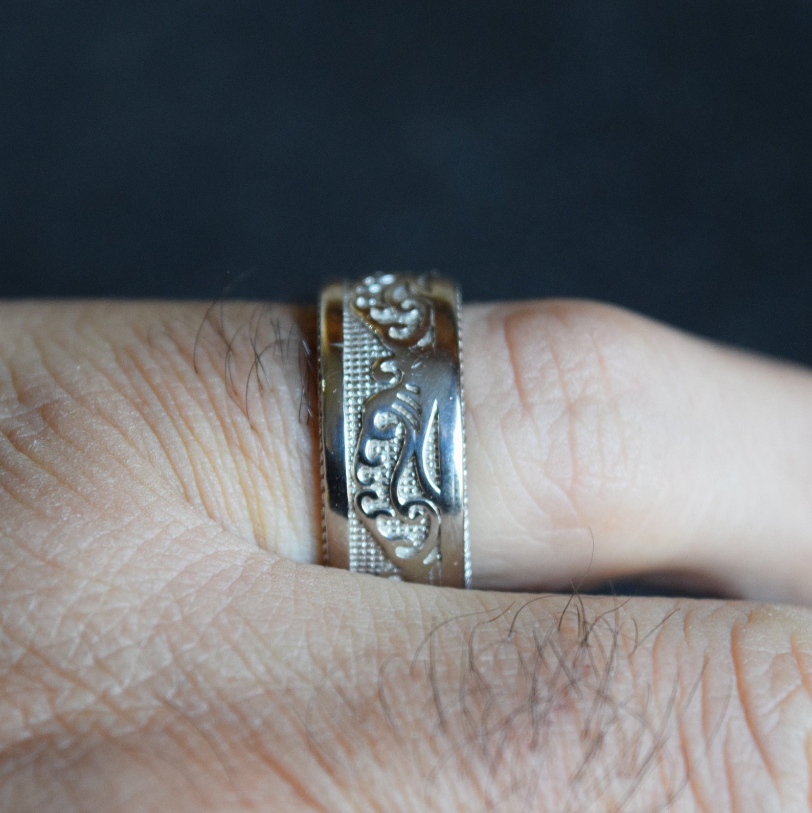 Wave Ring Surfer Wave Ring Thumb Ring Promise Ring for Him - Etsy