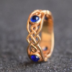 Celtic Knot Ring Infinity Ring Celtic Wedding Band | Etsy