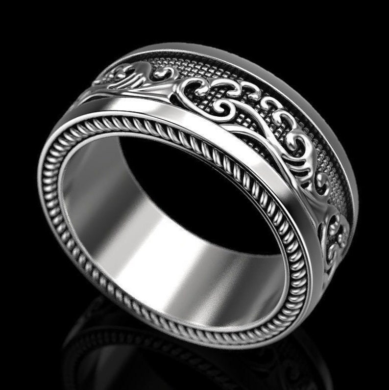 Wave Ring Surfer Wave Ring Thumb Ring Promise Ring for Him - Etsy