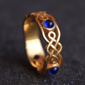 Celtic Knot Ring Infinity Ring Celtic Wedding Band | Etsy