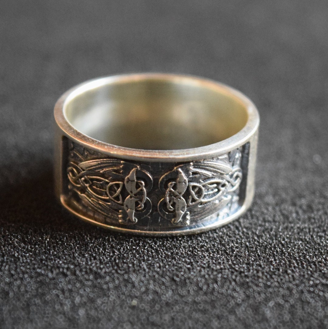 Scandinavian Viking Ring Norse Viking Mammen Style Ring - Etsy