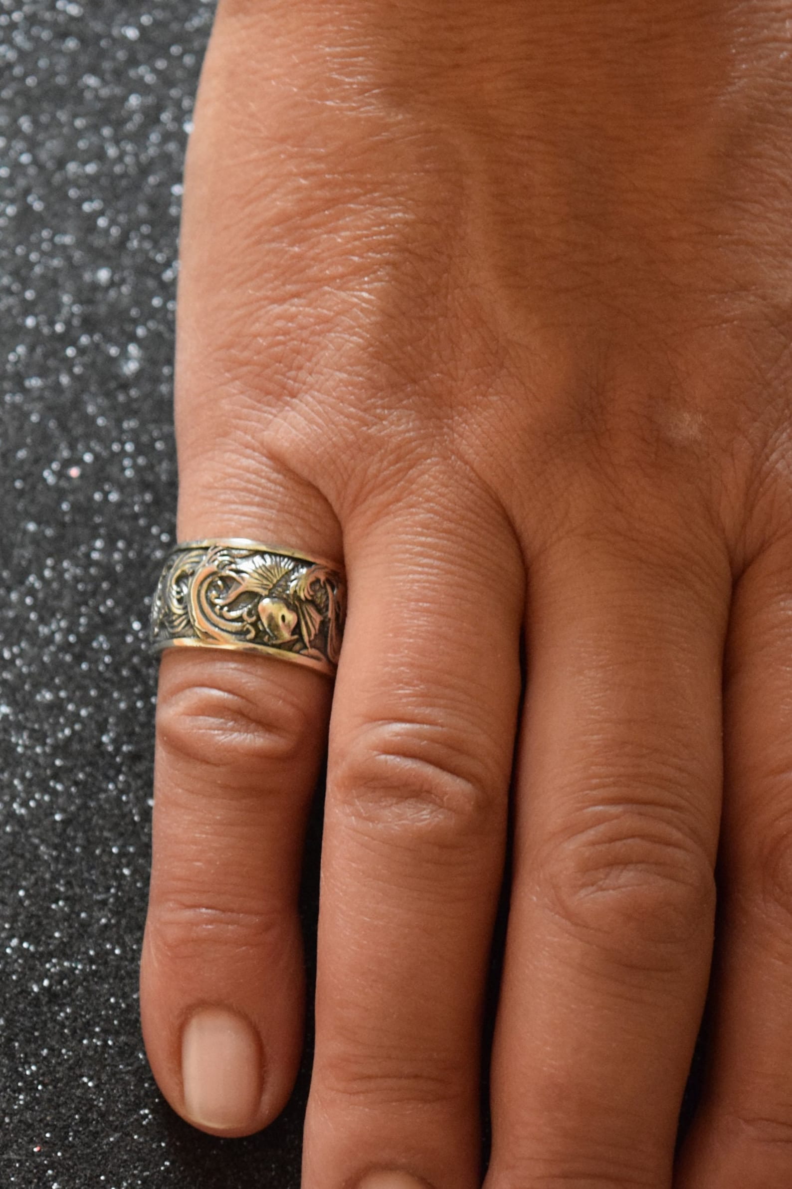 Wave Ring Koi Fish Ring Japanese Koi Carp Ring Koi Carp | Etsy