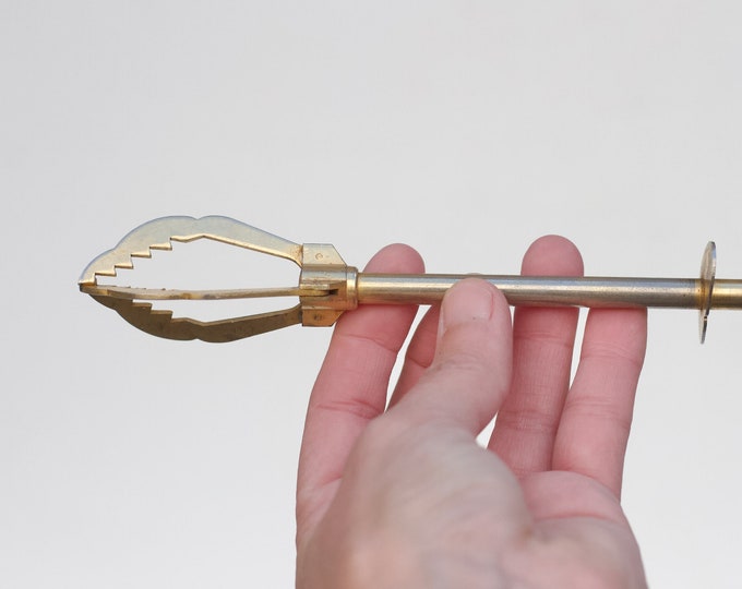 Art Deco Ice Cube Grabber Mechanical Tongs - Icecube Picker Claw ...