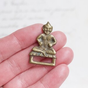 Lucky Devon Pixie Pendant Brass Charm Antique Vintage Jewellery Assemblage Component - Etsy