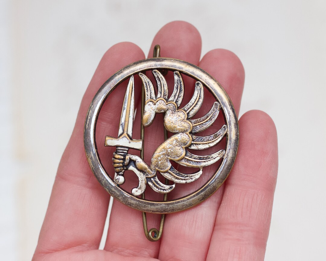 Original French Foreign Legion Parachutist Beret Badge Army ...