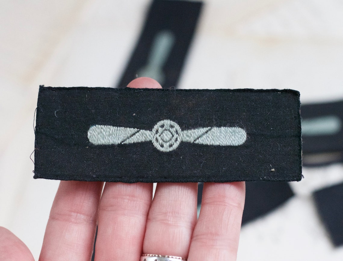 Propeller Cloth Patch RAF Vintage Air Force Military Uniform | Etsy