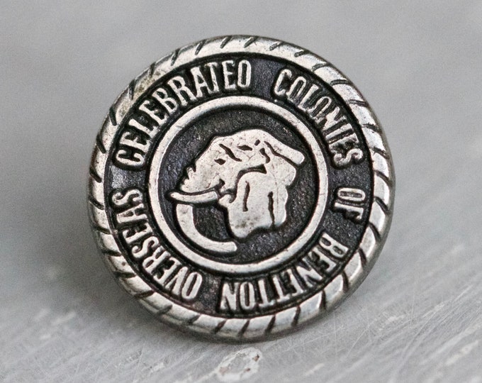 Overseas Celebrated United Colonies of Benetton Lapel Pin - Vintage ...