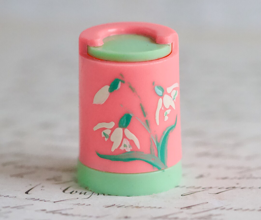 Pink Vintage Coin Holder Spring Dispenser by Emu Magic Pocket Savings ...